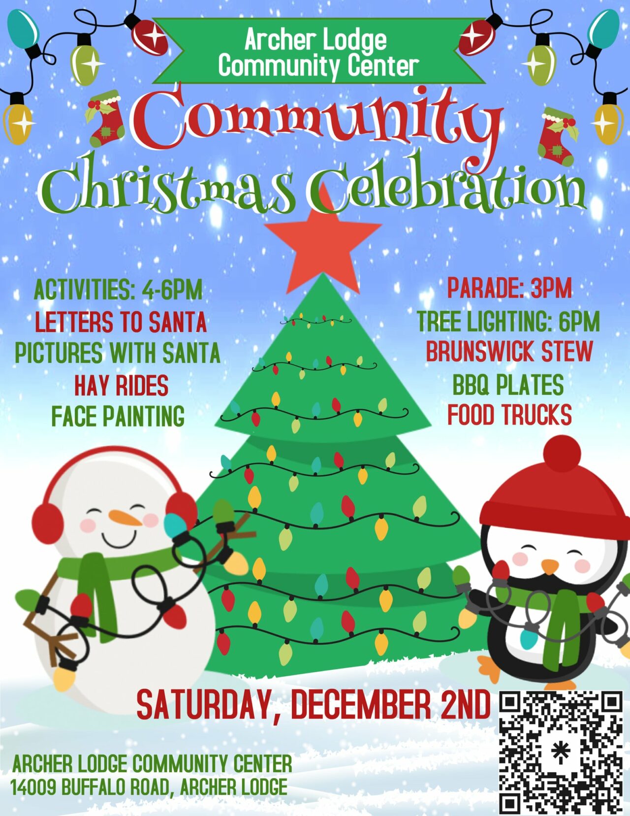 2023 Community Christmas Celebration - Archer Lodge Community Center